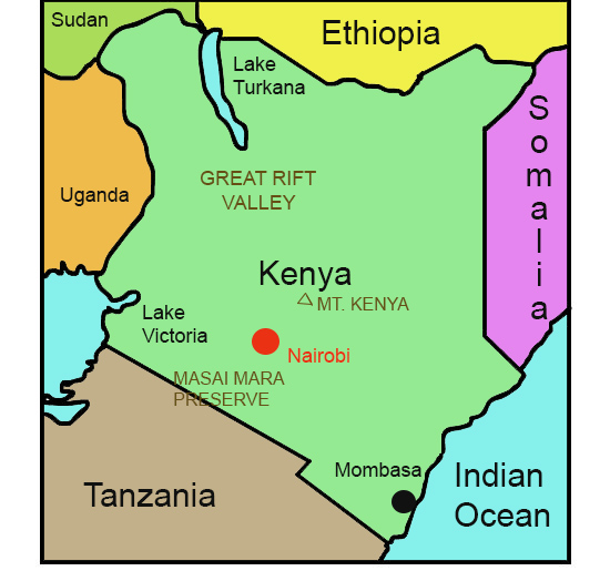 Kenya Map
