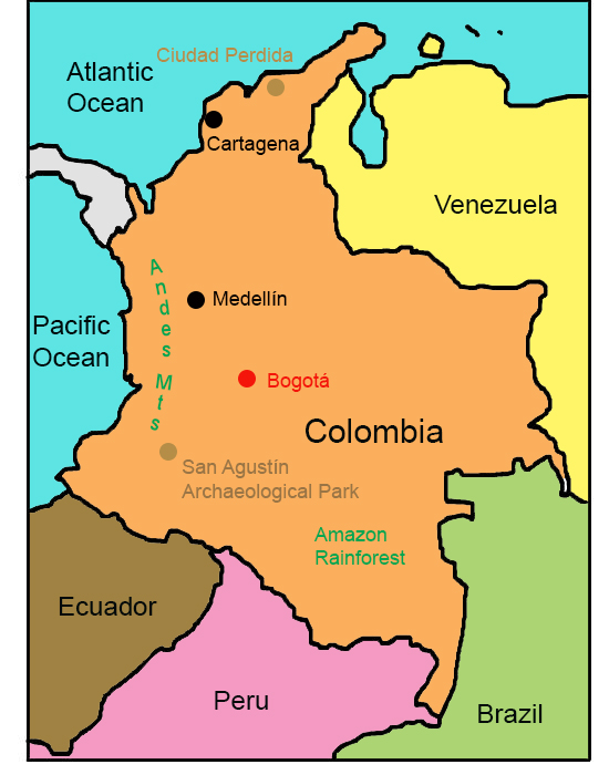 Colombia Map