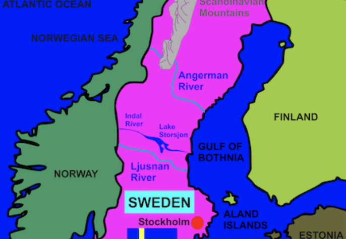 Sweden Interactive Map