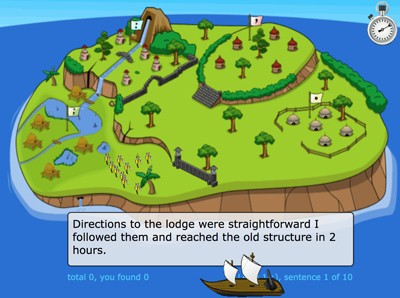 The Semicolon Wars: the Fight for Punctuation Island - Online Game
