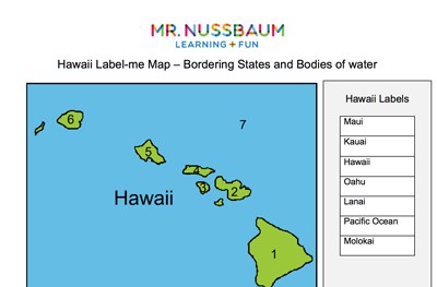 Hawaii Map Quiz