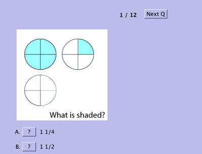 Fractions - Identifying Mixed Numbers - Online