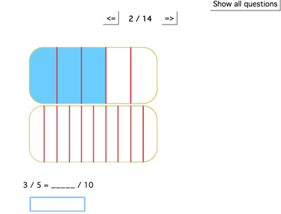 3.NF.A.3 - Equivalent Fractions Images