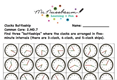 Clockworks Practice - Clocks Battleship