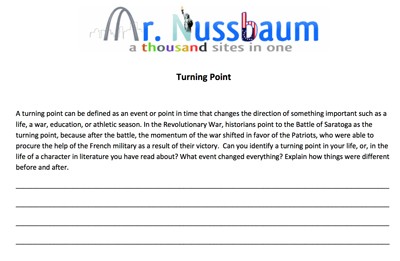 Turning Point - The Battle of Saratoga