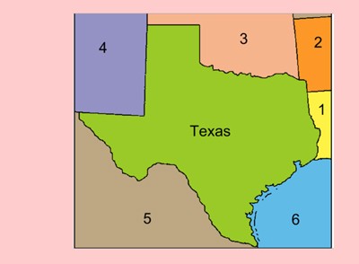 Texas Label-me Map Quiz - Online