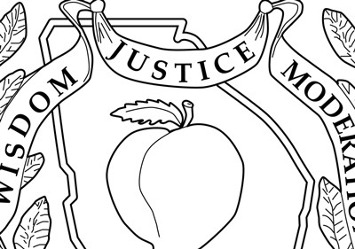 Georgia State Quarter Outline