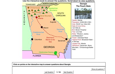 Georgia Interactive Scavenger Hunt