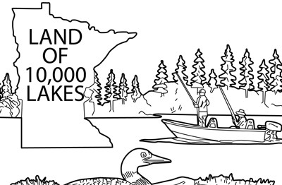 Minnesota State Quarter Outline