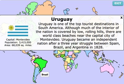 Interactive World Map and World Map Games