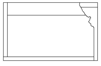 Kansas Outline Map