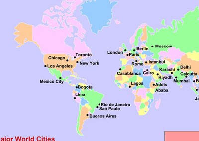 World Cities Interactive Map