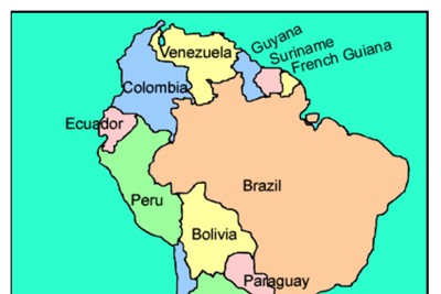 South America Interactive Map