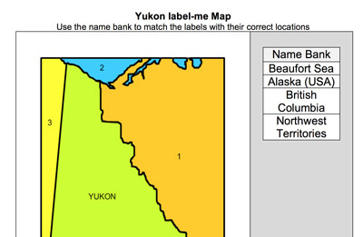 Yukon Label-me Map