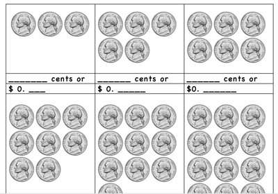 Working with Nickels - Printable