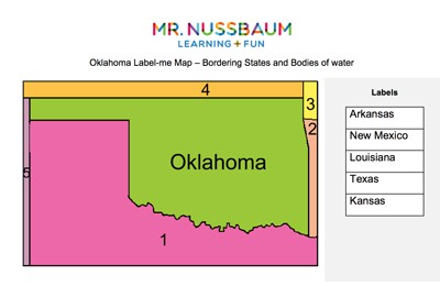 Oklahoma Map Quiz