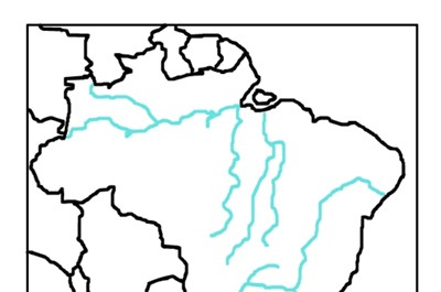 Brazil Outline Map