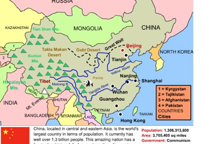 China Interactive Map