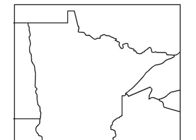 Minnesota Outline Map