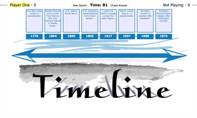 American or World History Timeline - the Game!