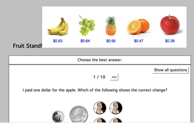 Buying Items at a Fruit Stand - Online