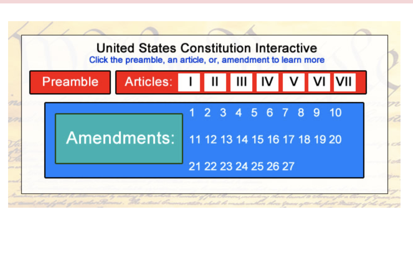 United States Constitution Digital Scavenger Hunt - the Bill of Rights