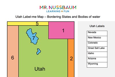 Utah Map Quiz