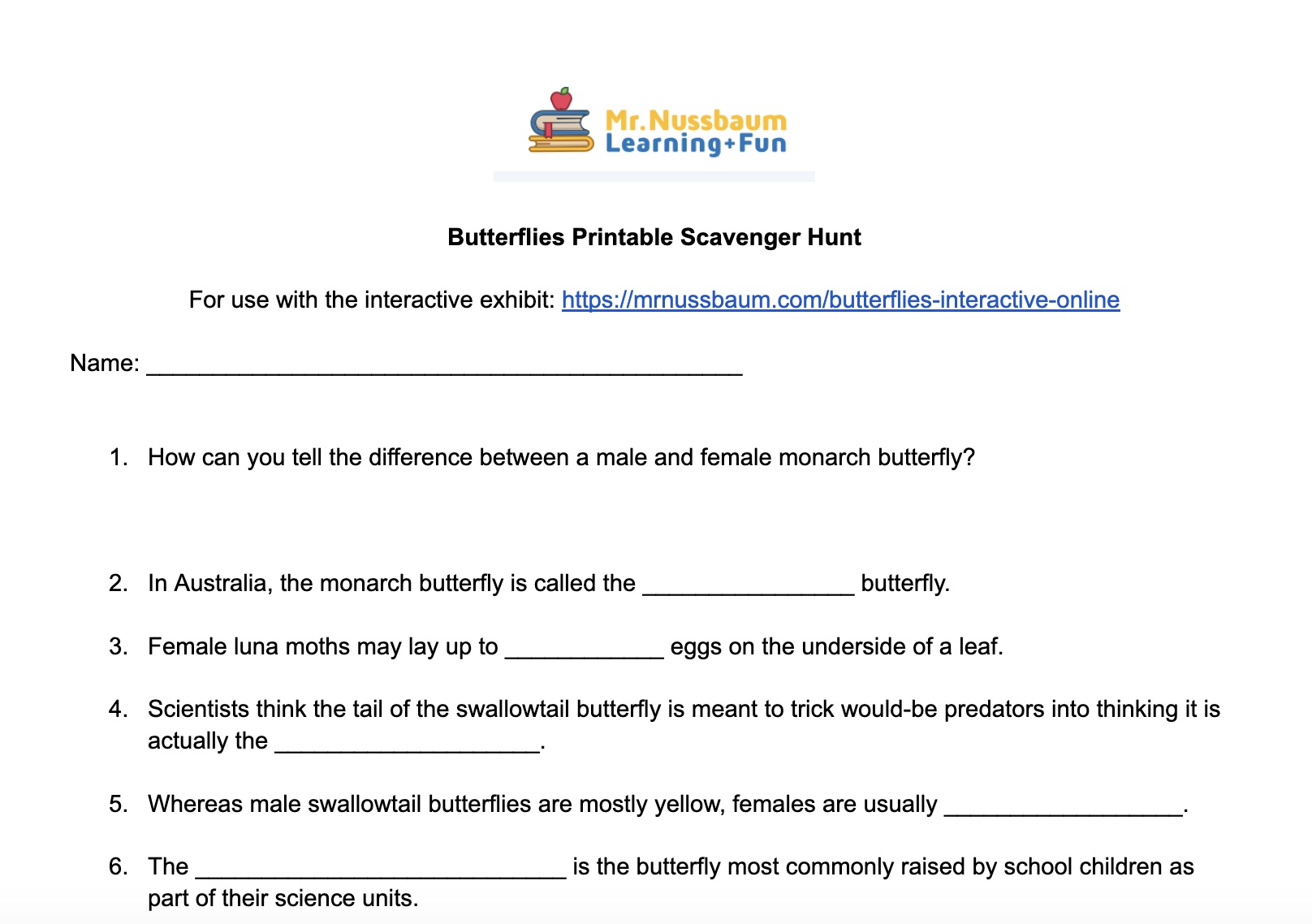 Alberta Printable Scavenger Hunt